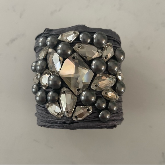 Ted Rossi | Jewelry | Ted Rossi Crystal Embellished Cuff Bracelet ...